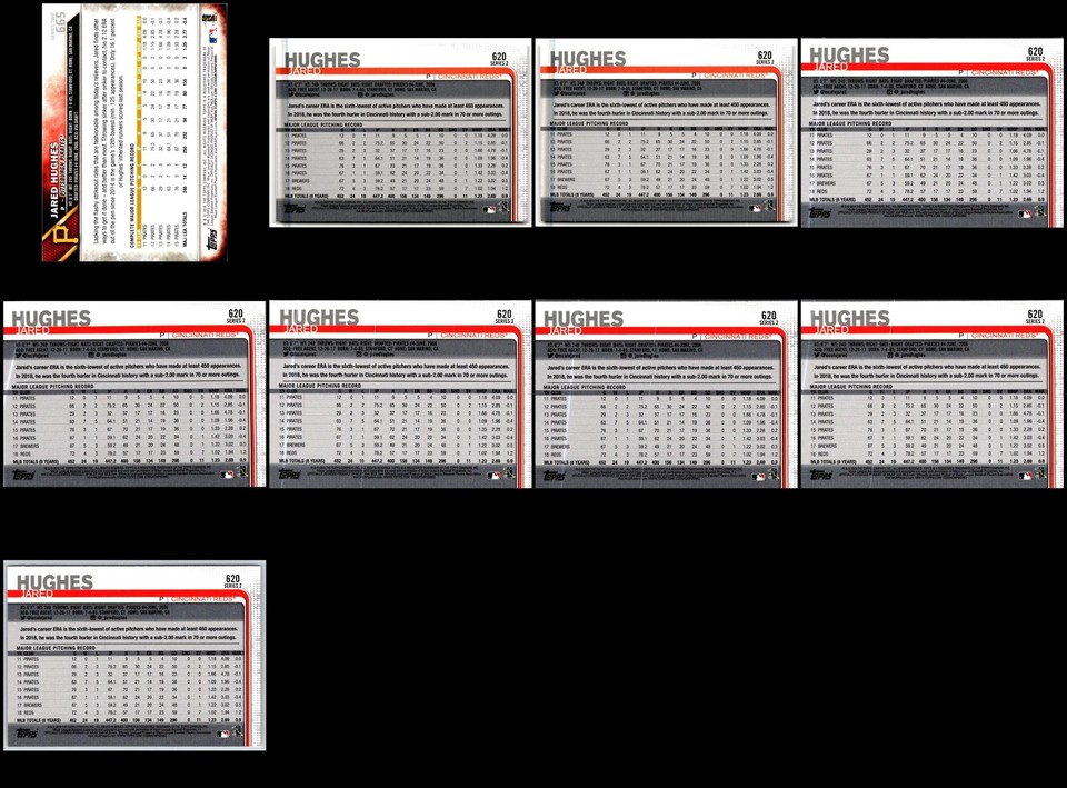 Jared Hughes (9) Card Lot - UNIQUE FIND – ONE OF A KIND | eBay