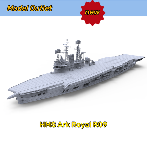 MRY-SFW 1/700 Military Model Kit HMS Ark Royal (R09) Water Line | eBay