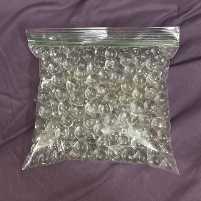 288 Round Clear Glass Marbles for Vase Filler Decor Play | eBay
