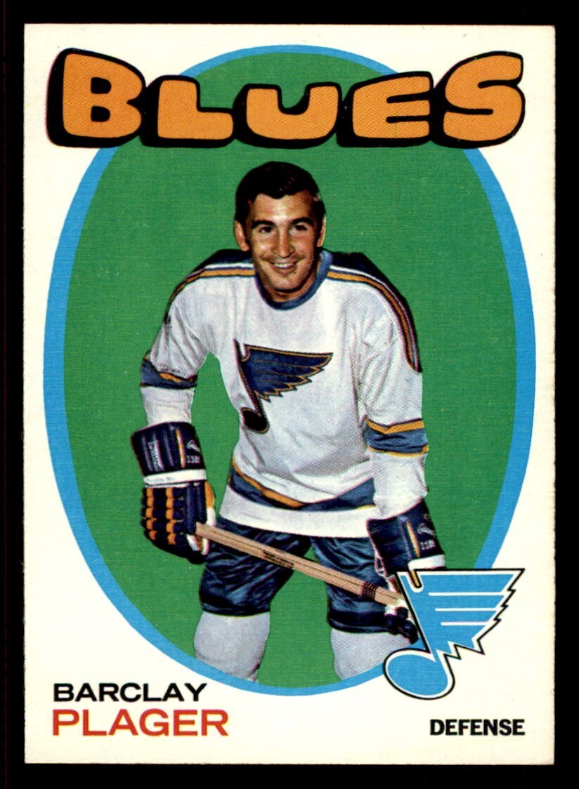 1971 Topps Hockey #66 Barclay Plager NM *d2 | eBay