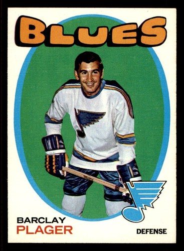 1971 Topps Hockey #66 Barclay Plager NM *d2 | eBay