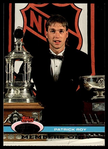 1991-92 Stadium Club Members Only PATRICK ROY Candiens Vezina Trophy | eBay