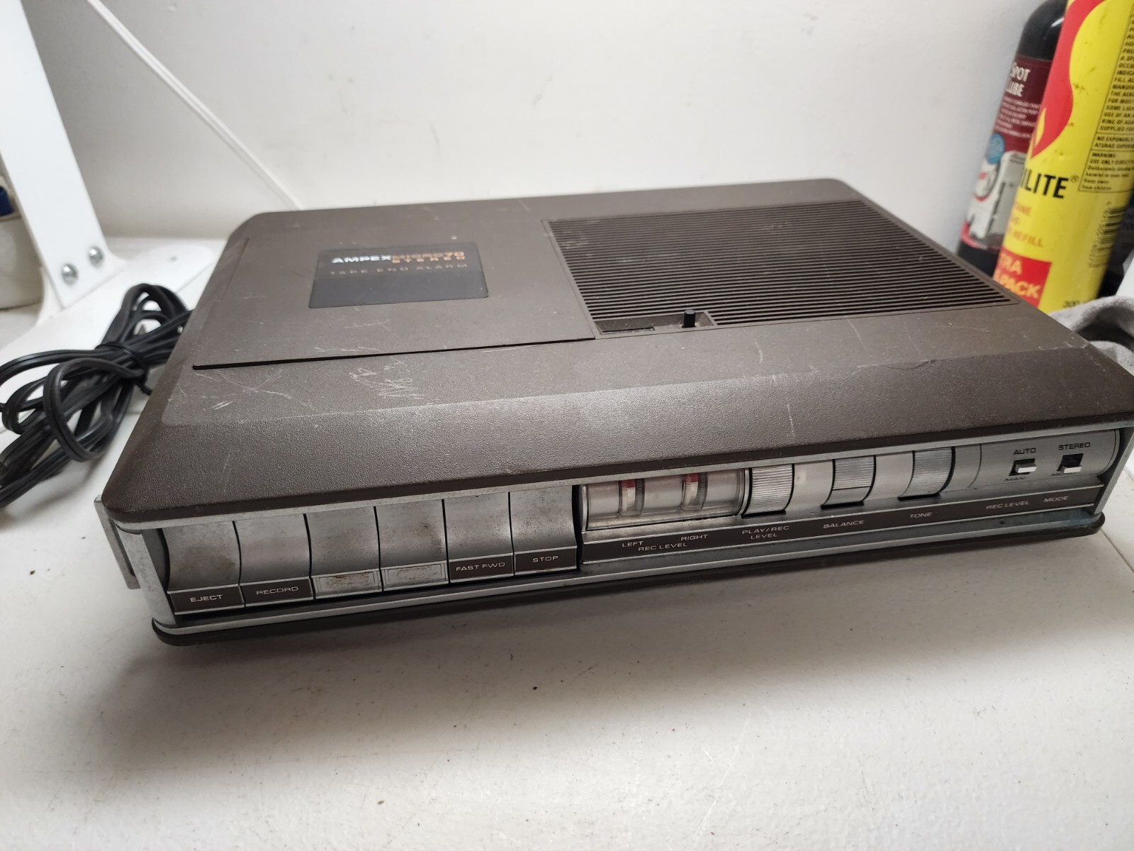 Lot of 2 Ampex Micro 70 Vintage Portable Cassette Player Recorder | eBay