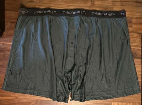 Duluth Trading Co Boxer Briefs Mens 4XL Green Underwear Comfort Stretch ...
