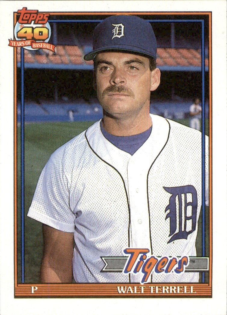 1991 Topps Walt Terrell Detroit Tigers #328 | eBay