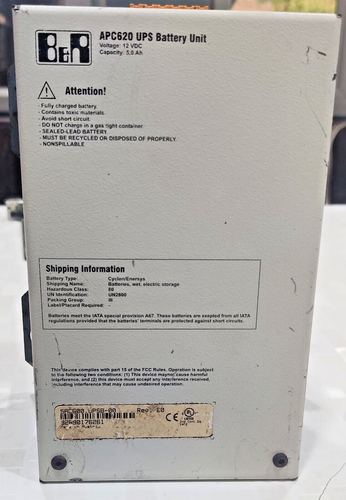 B&R 5AC600.UPSB-00 Power Pack APC620 UPS Unit 12 VDC 5,0 Ah Capacity | eBay