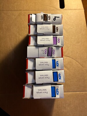 SMEAD FILE LABELS (3) 67376, (2) 67378, (2) 67379, PARTIAL BOXES. READ ...