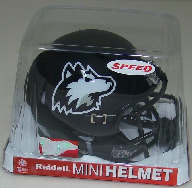 Northern Illinois Huskies Alternate Matte Black SPEED Mini Football ...