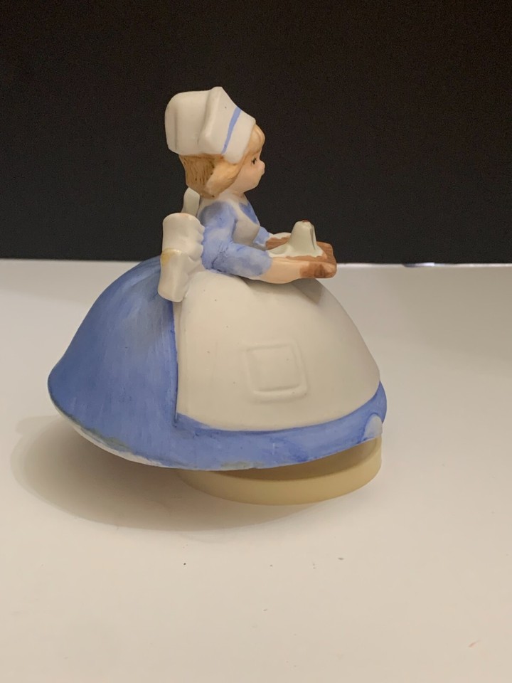 Vintage Price Porcelain Figural Nurse Music Box Made in Taiwan | eBay