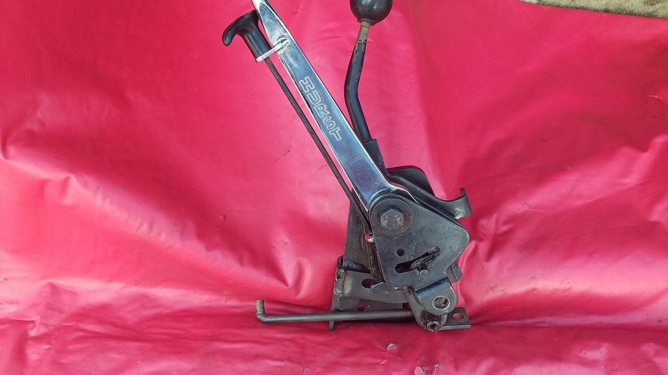HURST CHEVY INLINE RAM ROD 4 SPEED SHIFTER w/ Rods and Mounting Plate ...