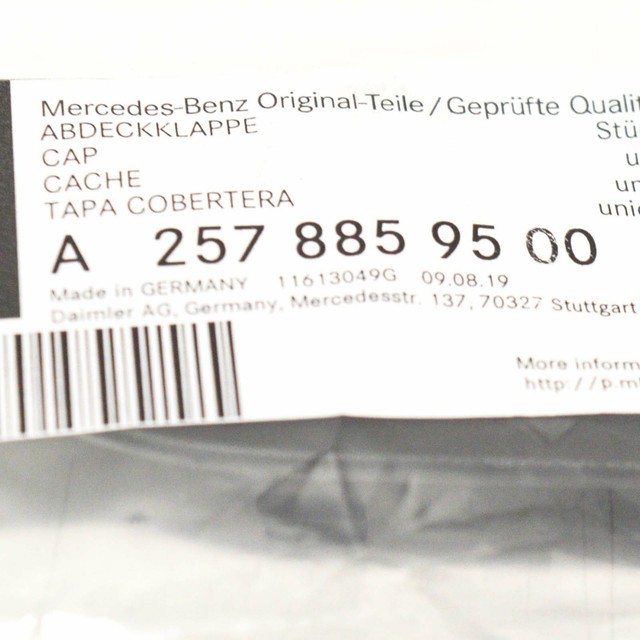 OEM Mercedes-Benz CLS C257 AMG Rear Bumper Tow Eye Cover A2578859500 ...