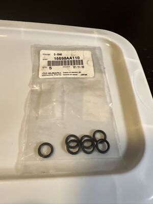 1-PC Genuine Subaru Fuel Injector O-Ring 16698AA110 | Genuine OEM