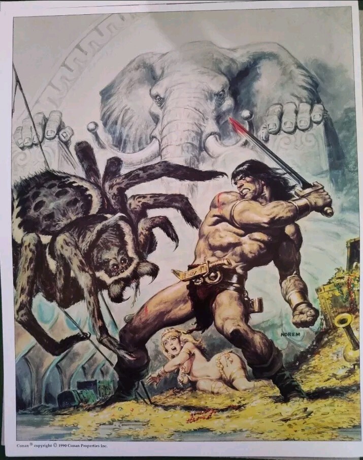 The Conan Classics Collection Set 6 Earl Norem Portfolio 322 Of 2000 | eBay