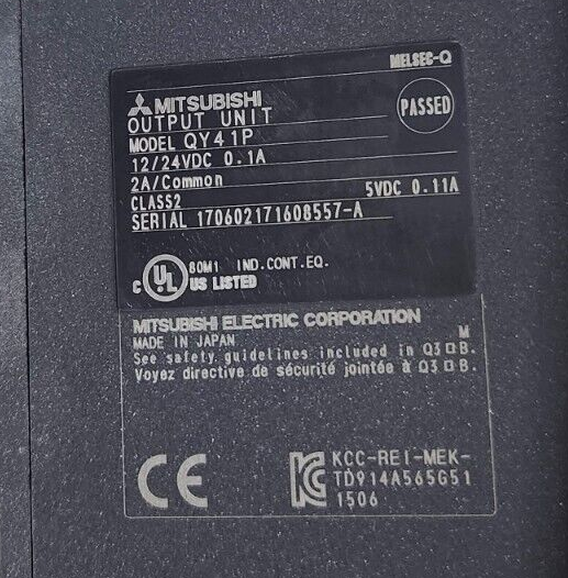 MITSUBISHI QY41P OUTPUT UNIT | eBay