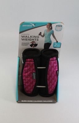 Empower 2lb Walking Weights w/Hand Strap Weights Running Jogging Cardio ...