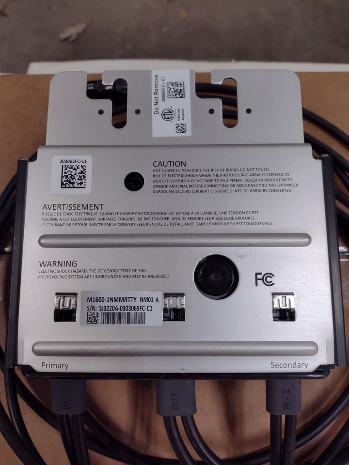 Box Of 10 Solaredge optimizer M1600 Solar DC/DC Power Converter New 4 ...