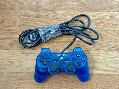 DUALSHOCK Transparent Blue Playstation SCPH 1200 Japan Import | eBay