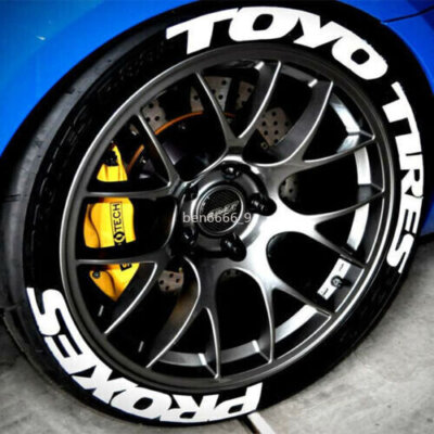 Toyo Tires Proxes Permanent Tire Letters Stickers For 14-22" 4 Kit ...