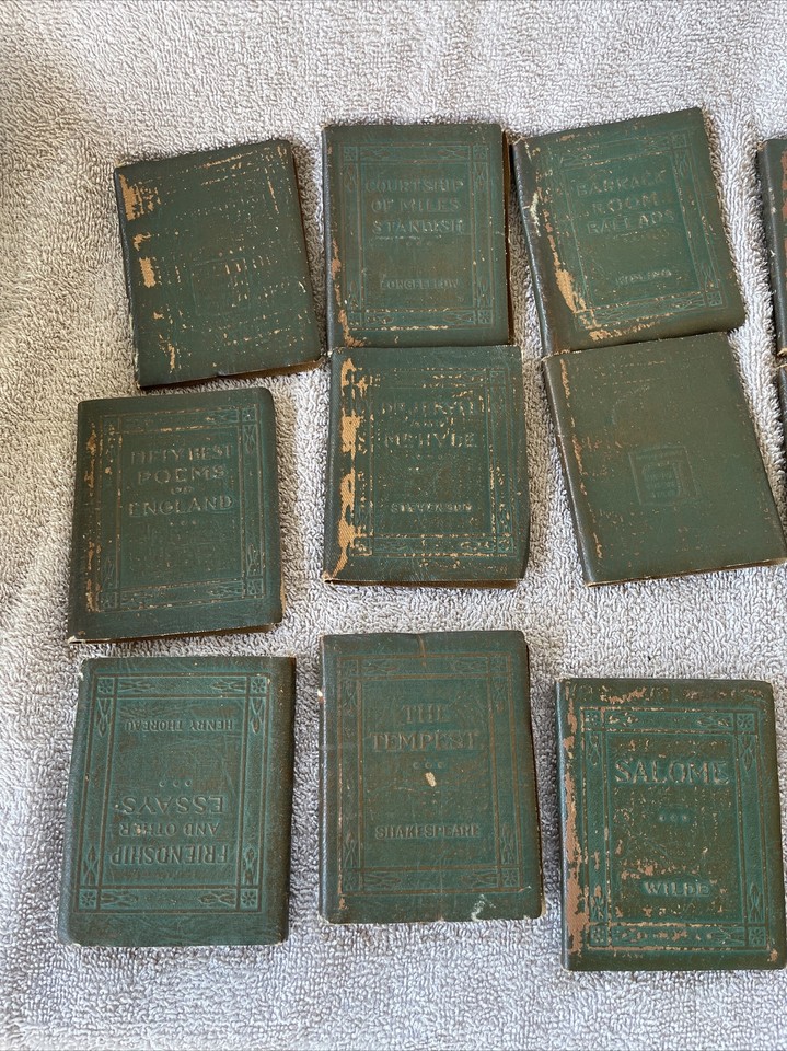 Antique 1920s Little Leather Library Books Lot of 14 (6) | eBay
