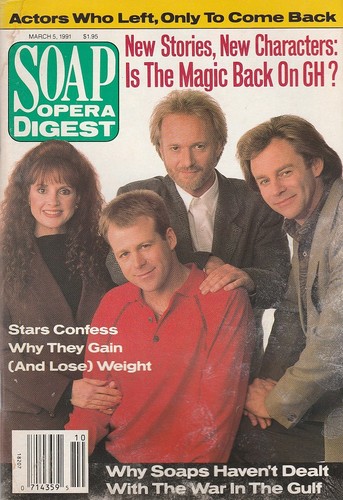 Soap Opera Digest Mar 5 1991 JACKLYN ZEMAN-KIN SHRINER-TONY GEARY ...