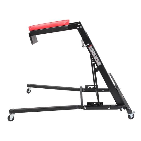Foldable Creeper Adjustable Height Workshop Automotive Car Truck Black ...