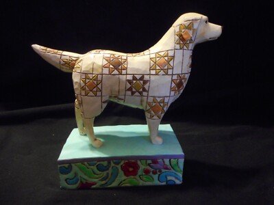 Jim Shore Golden Retriever Figurine 'Ingot' Heartwood Creek 2005 #2 | eBay