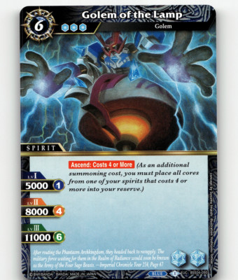 Battle Spirits Saga Golem of the Lamp - Savior of Chaos | eBay