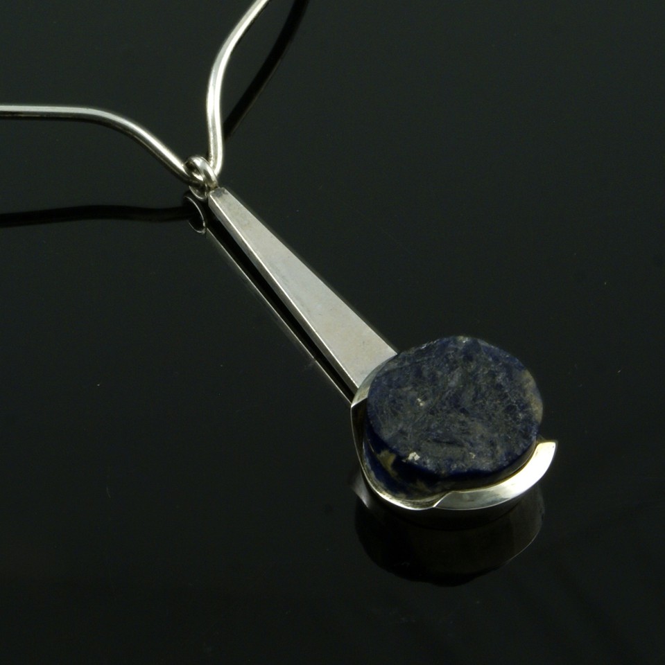 Sven Haugaard - Denmark. Sterling Silver Neckring with Sodalite. 1960s ...