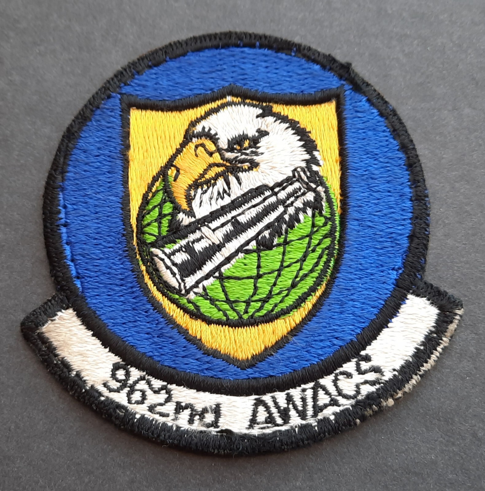 Original USAF Patch 962 AWACS Airborne Warning Control Squadron ...