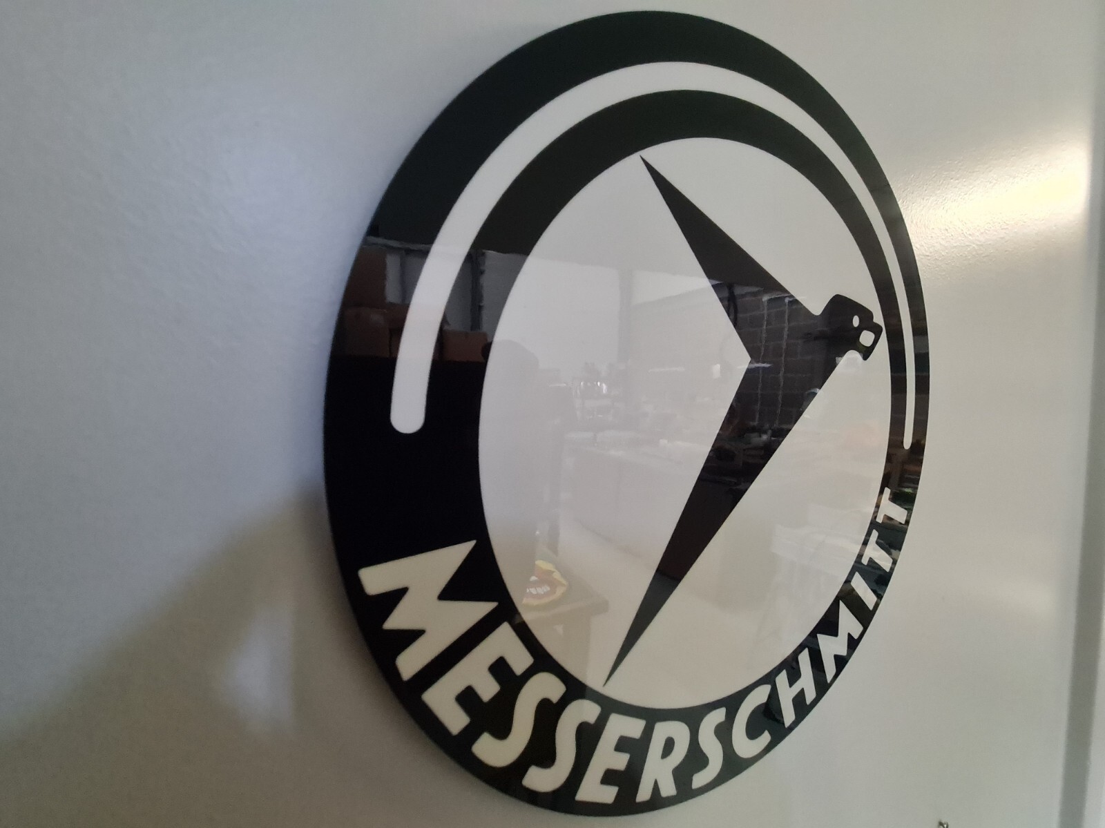 Messerschmitt Liftwaffe WW2 sign 30cm diameter. Bf109 KR200 ...