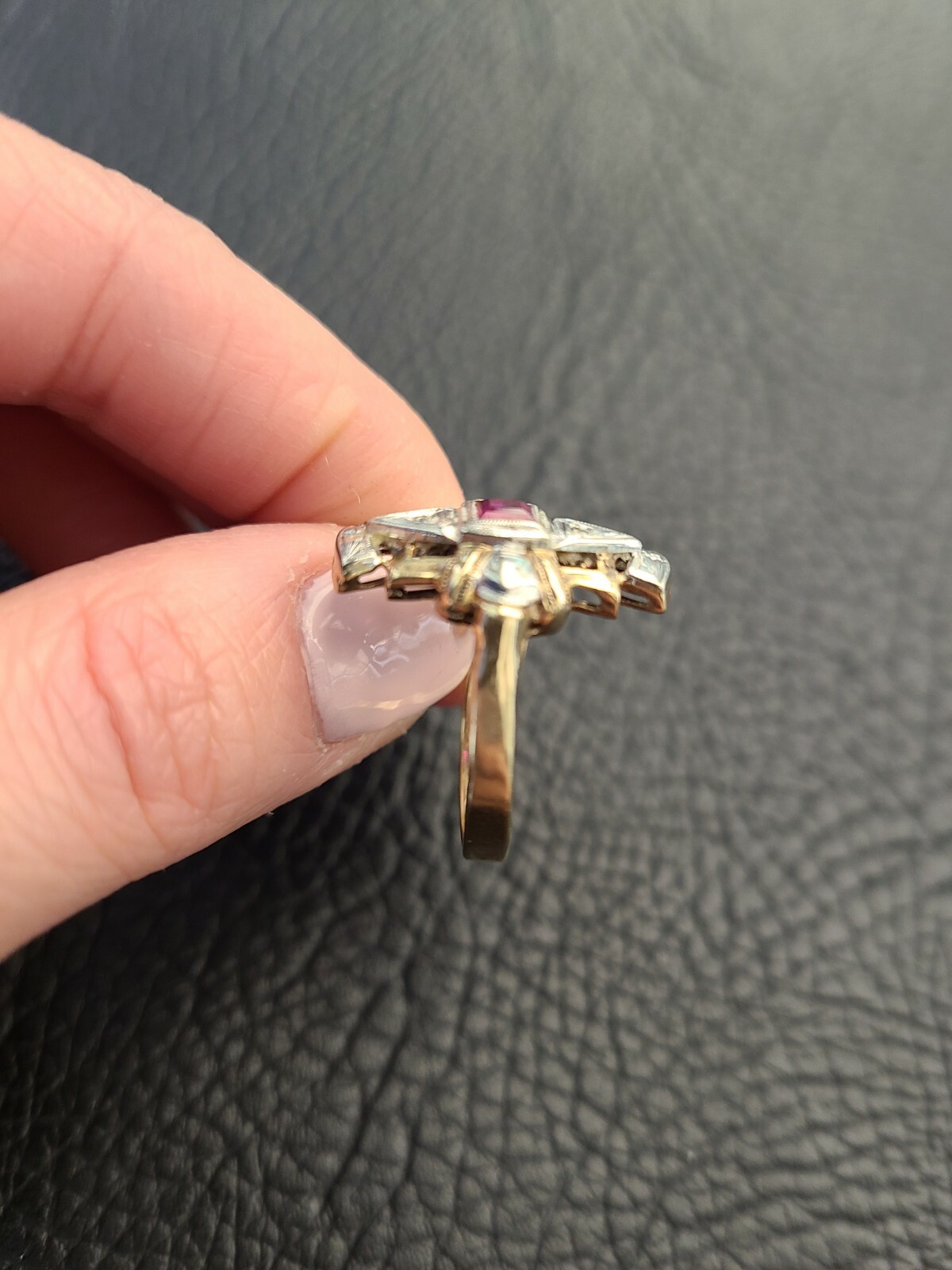 Antique Gold Ruby Ring, 10k Gold Ruby Ring | eBay