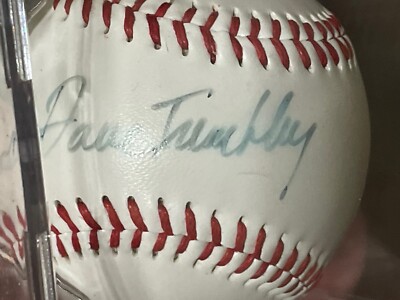 DAVE TREMBLEY SIGNED BASEBALL FORMER ORIOLES MGR. | eBay
