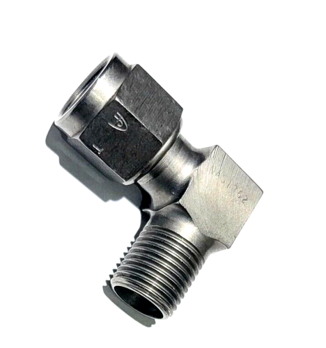 NAS1762 Elbow Reducer 90° Flareless tube to Swivel Cap. New Open box ...