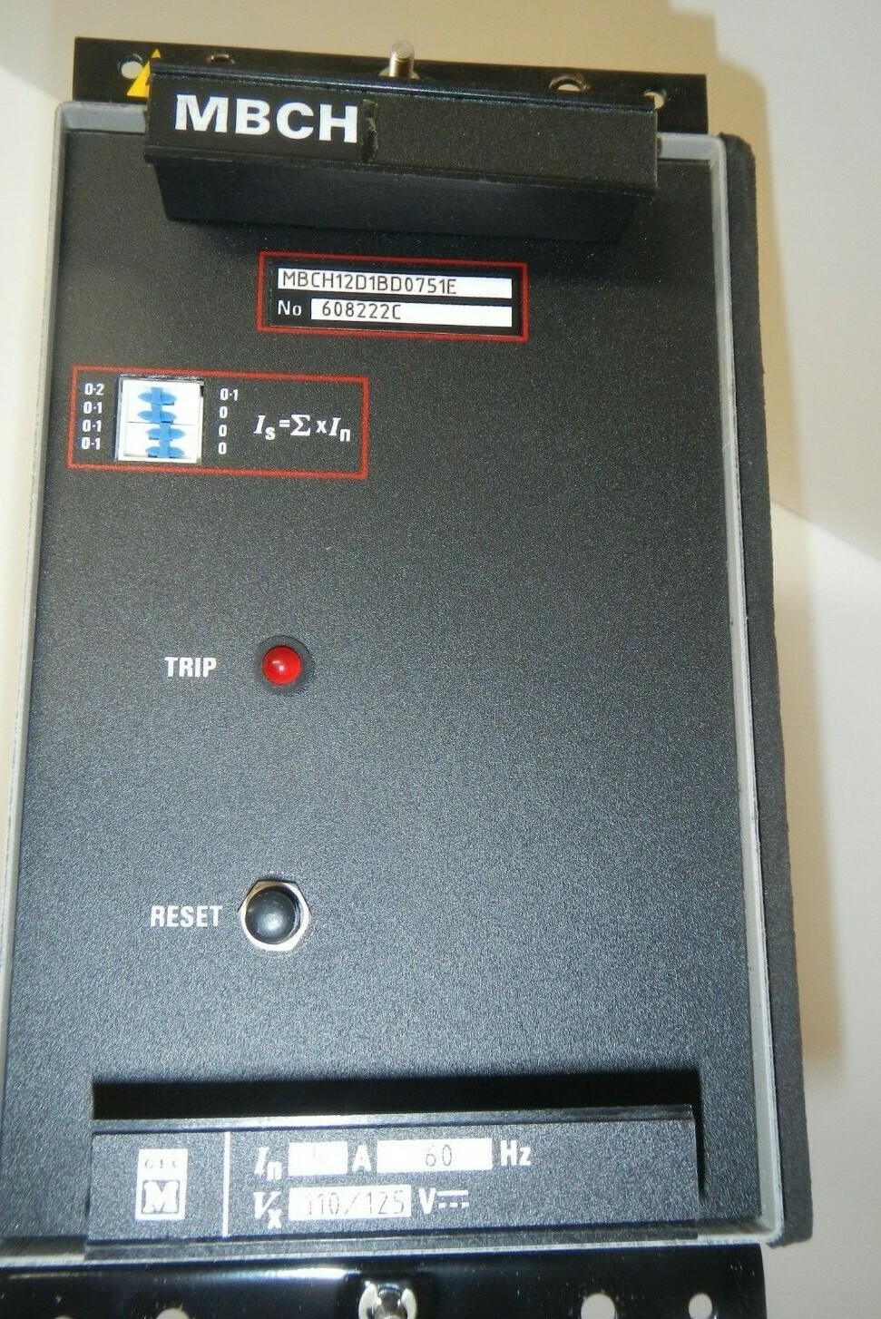 GEC MBCH12D1BD075 MBCH Transformer Differential Relay | eBay