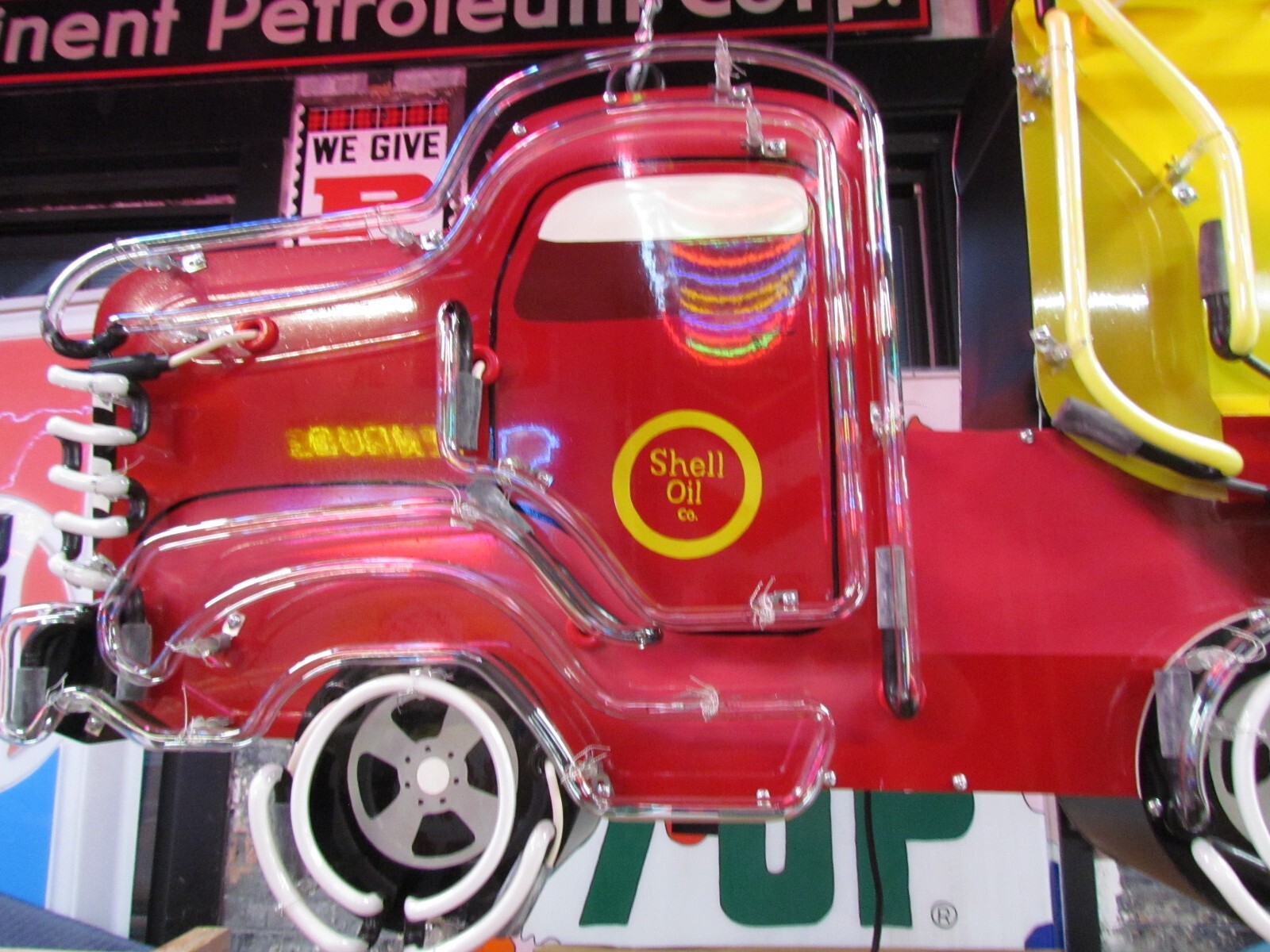 New Shell Tanker Painted Neon Sign 8 FT W x 28 IN H | eBay