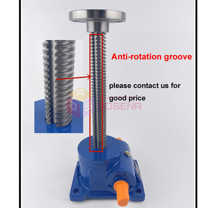 SWL Leading Screw Lift Small Lifting Platform Hand-cranking Lead Screw ...