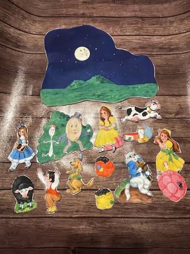Little Folks Visuals Felt Playset Nursery Rhymes Storyboard | eBay