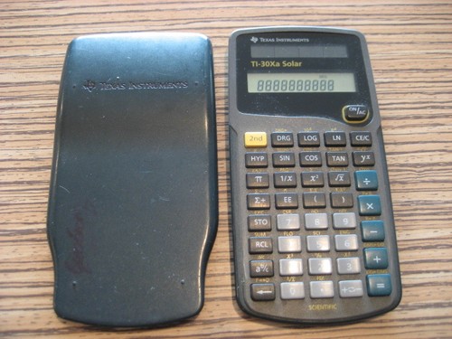 Texas Instruments Calculator TI 30a Solar + Case (693) | eBay