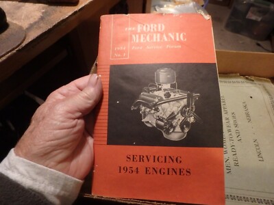 2E-vintage FORD Mechanic booklet- Servicing 1954 engines 37 pages | eBay