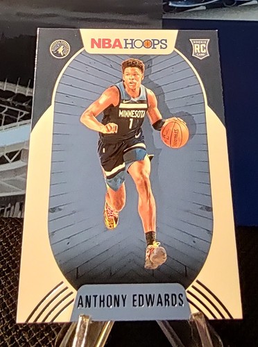 2020-21 Panini Hoops Anthony Edwards Rookie RC #216 Minnesota ...