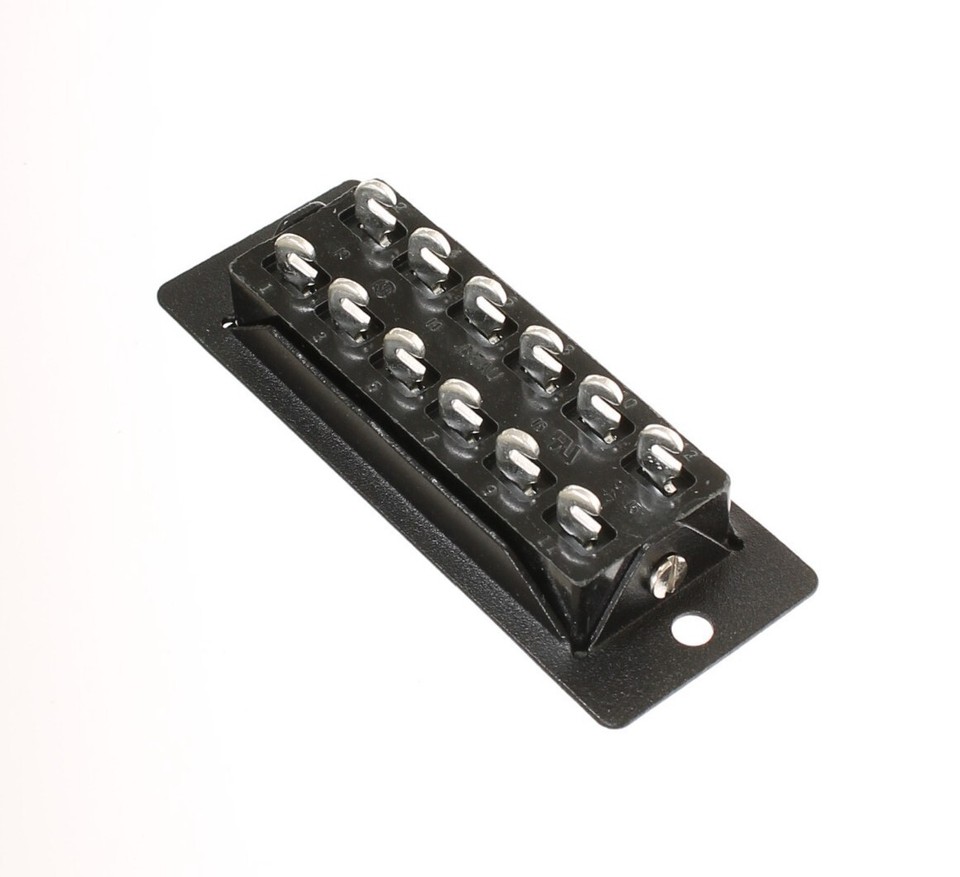 1x Beau Cinch P5412SB Jones 12-Pin Plug Connector Shallow Bracket Side ...