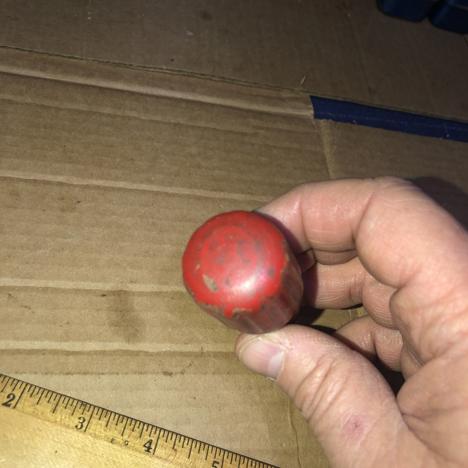 Vintage Red Wooden Handle Stubby Screwdriver 3-3/4” Overall See Photos ...