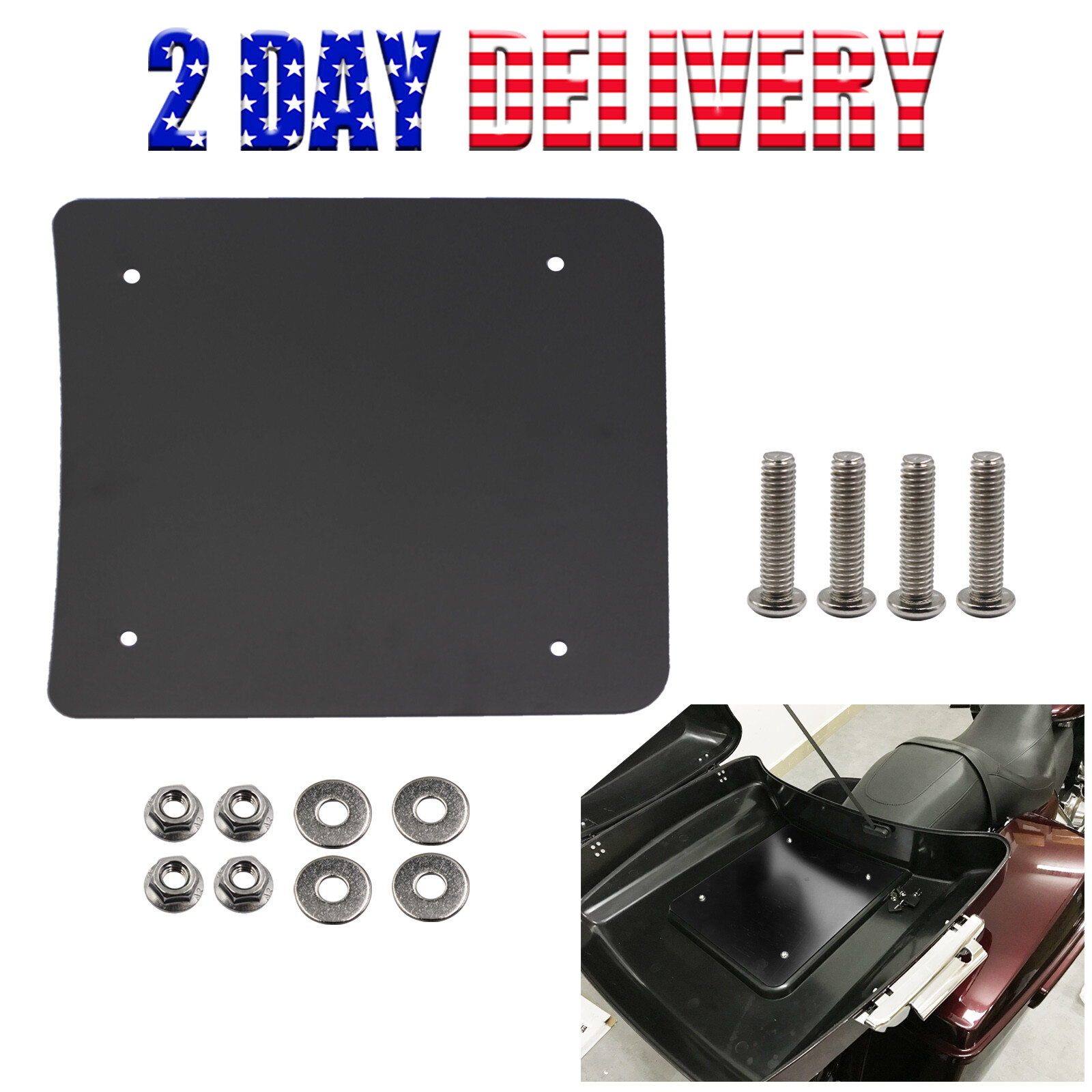 Inner Metal Base Plate Kit For 14+ Harley Touring Razor Chopped King ...
