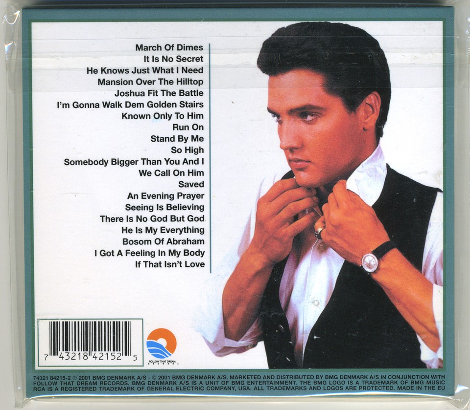 Elvis Presley - Easter Special - Rare OOP 2001 Danish FTD MINT CD ...
