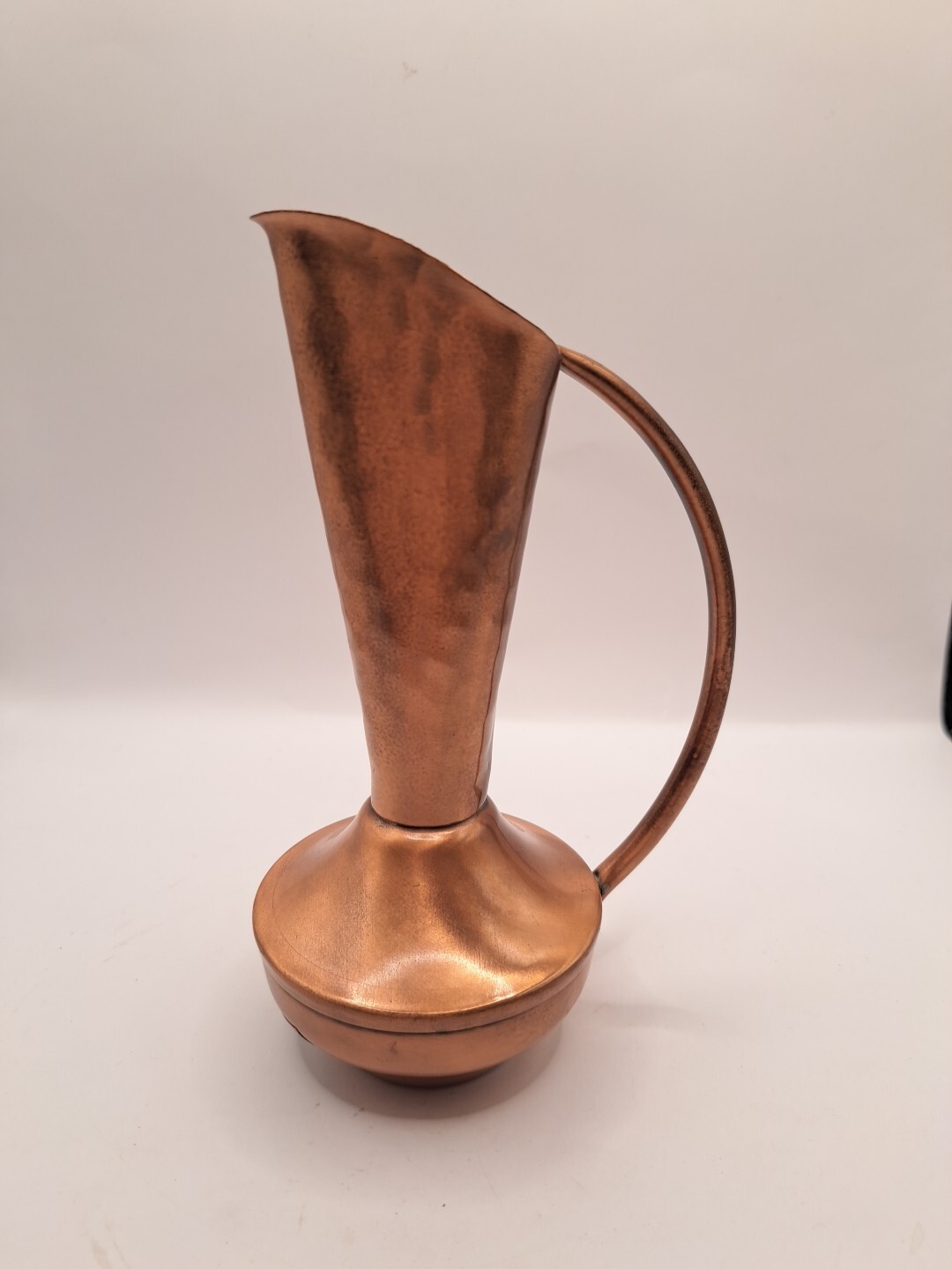 Vintage Gregorian Hammered Copper Mid Century Ewer Pitcher Vase Made In ...