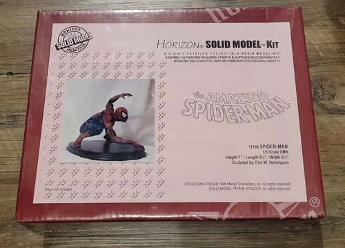 1996 NEW & SEALED Amazing Spider-Man Horizon Solid Model Kit, Resin ...