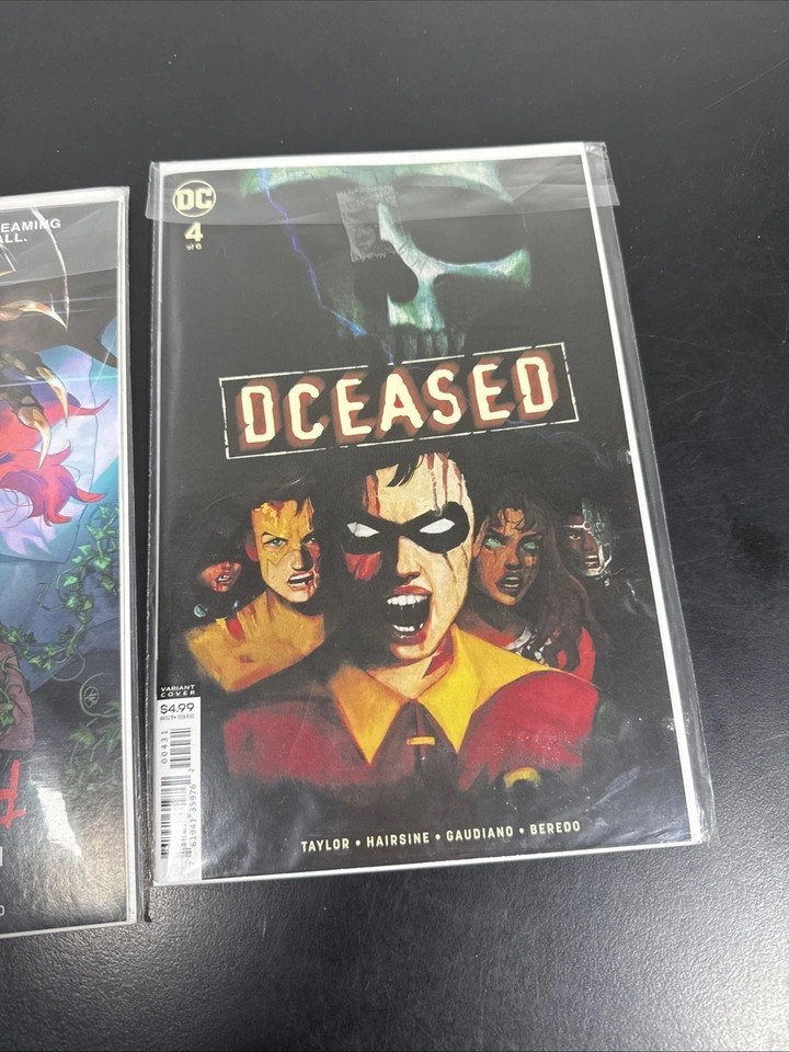 DCeased Horror Movie Variants Issues 1 to 4 DC Comics - Near Mint ...