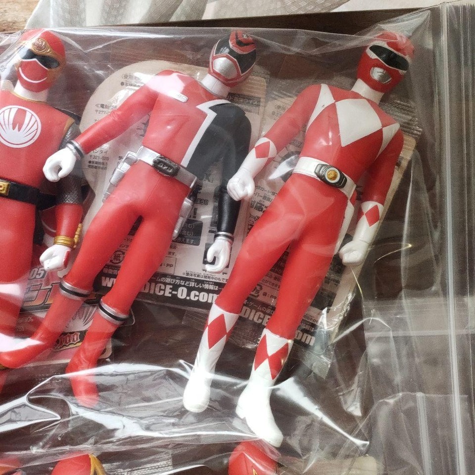 Heisei Retro Legend Sentai Hero Series Soft Vinyl Bandai Super Sentai ...