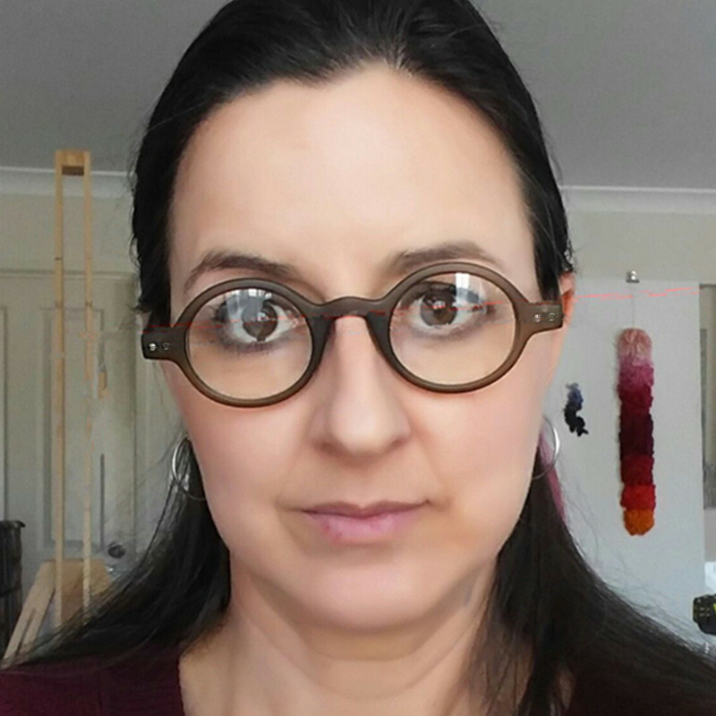 Vintage Small Round Eyeglass Frames Glasses Full Rim Spectacles Eyewear ...