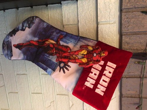 Marvel Avengers Assemble Iron Man Holiday Christmas Stocking w/Puppet ...